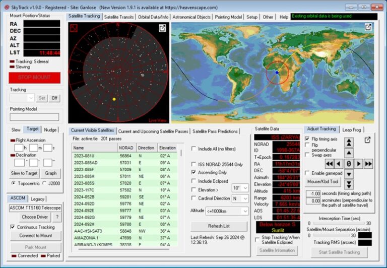 Have your telescope track the Space Station and thousands of other ...